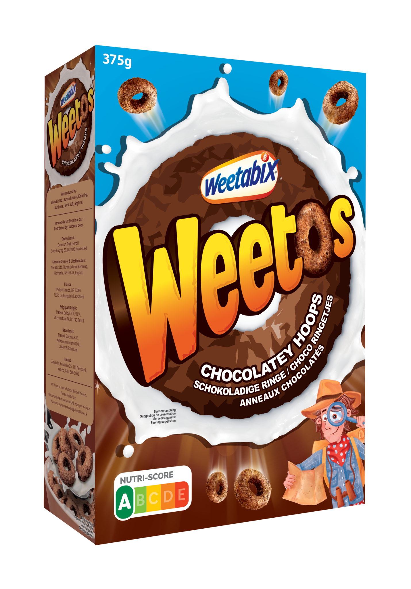 Weetos 375g (sans vitamines) - Weetabix Cereals